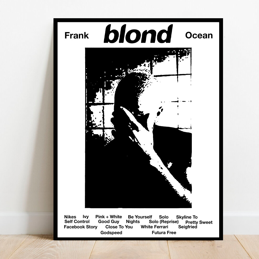 Blond Frank Ocean Blond Art Album Poster Art Album Cover Art - Etsy