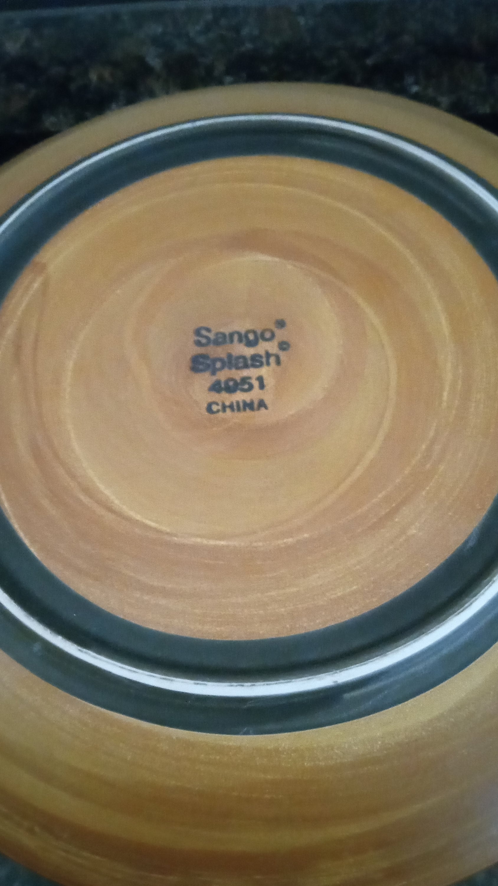 Vintage SANGO SPLASH 4951 Stoneware Earth Element 11 Dinner Plate - Etsy