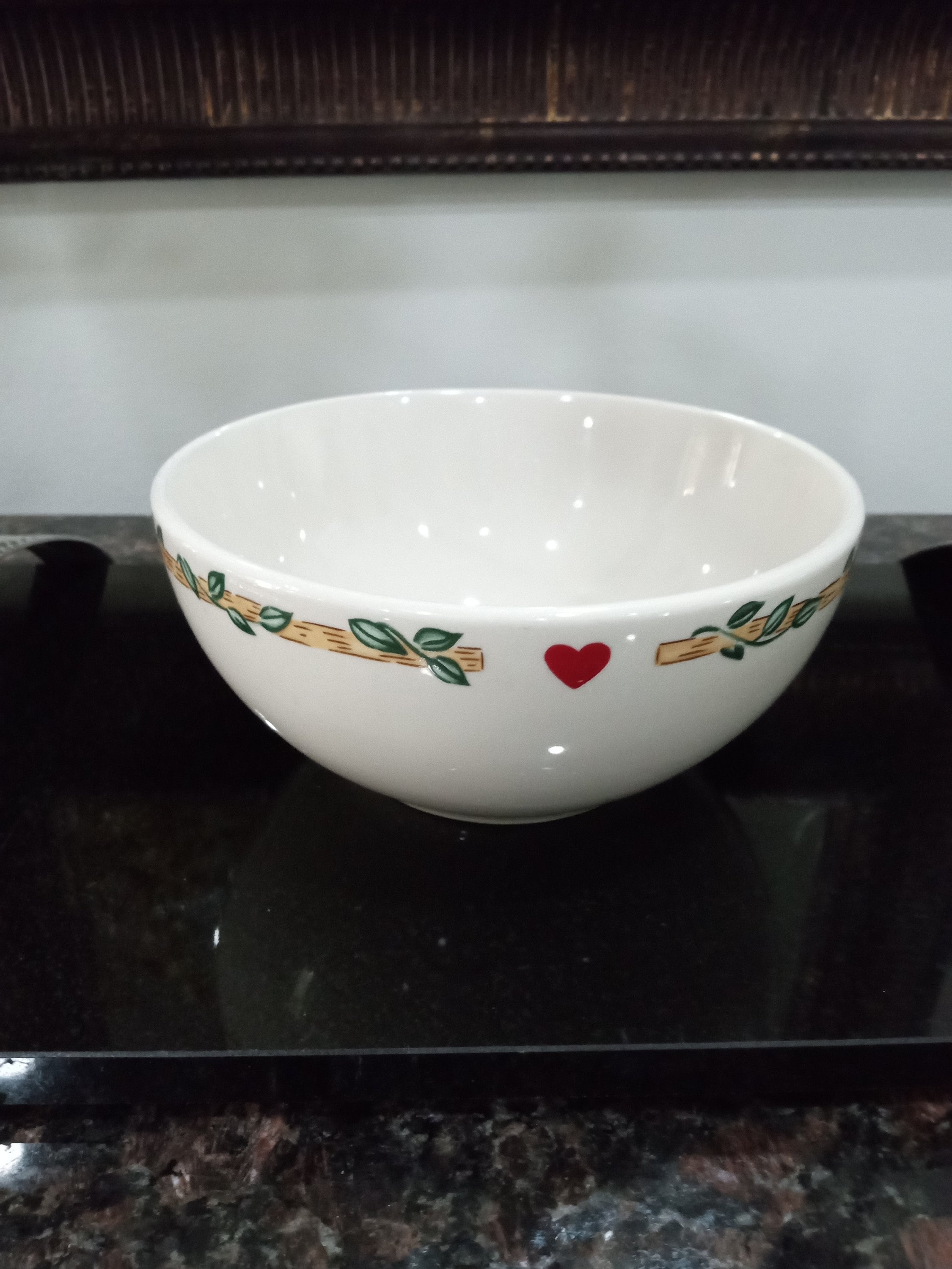 Vintage Thompson POTTERY Ivy Heart Birdhouse Soup Cereal Bowl - Etsy
