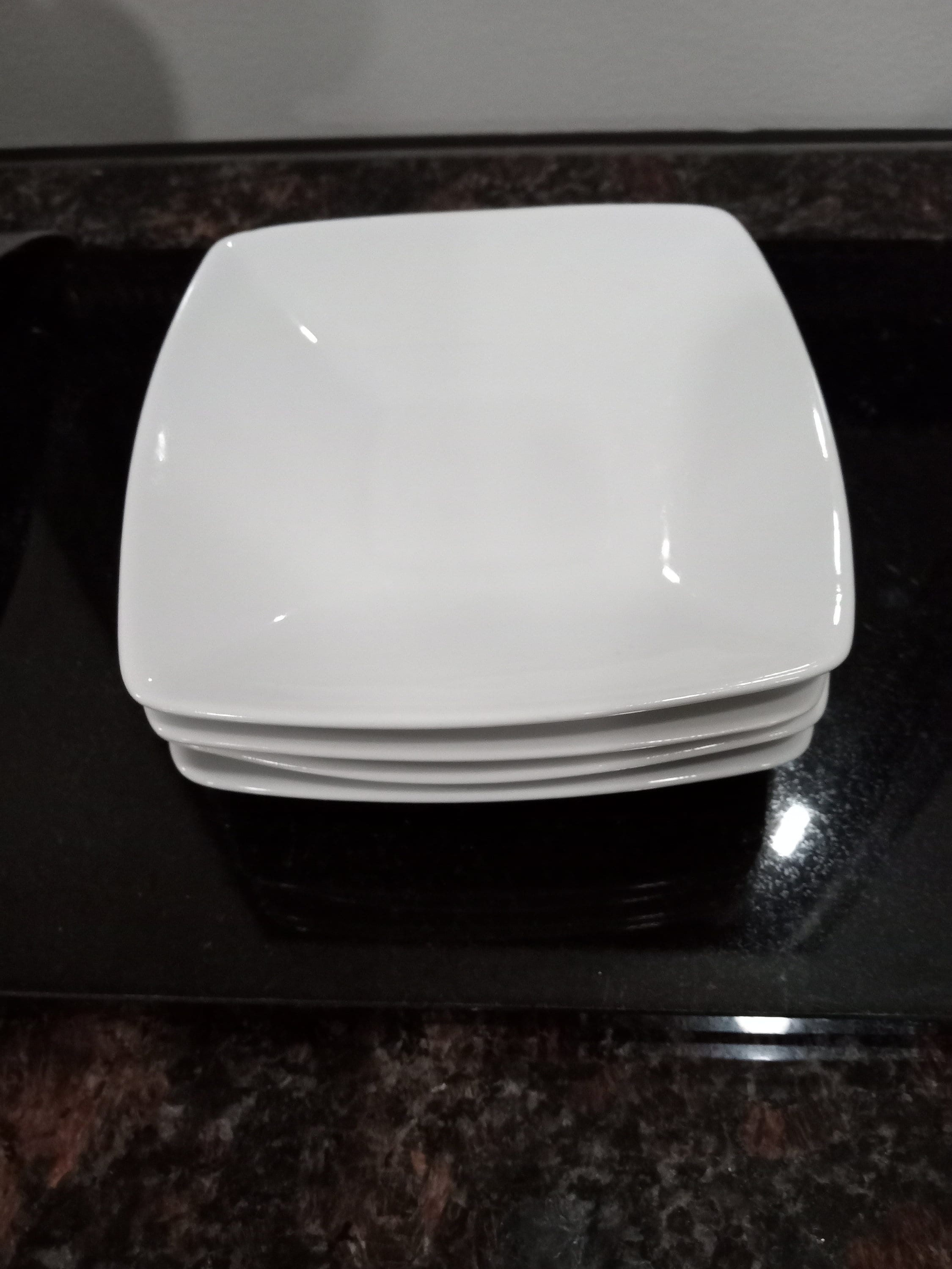 Vintage Square White Porcelain BASEMENT Home Appetizer Bowls - Etsy