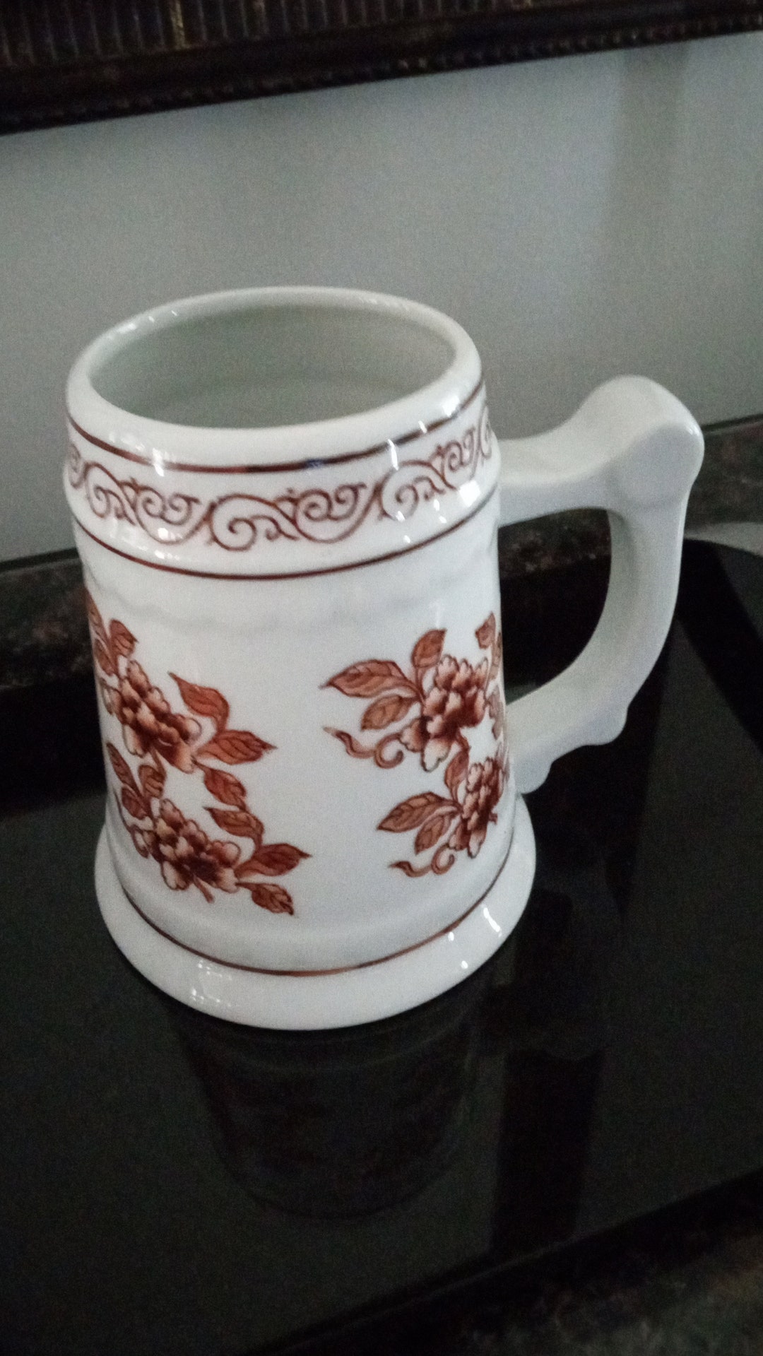 Vintage Hand Painted ACF Japanese Porcelain Ware Beer Mug Stein - Etsy