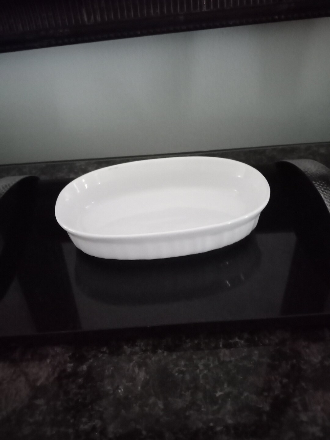 Vintage French White CORNINGWARE Casserole Dish - Etsy