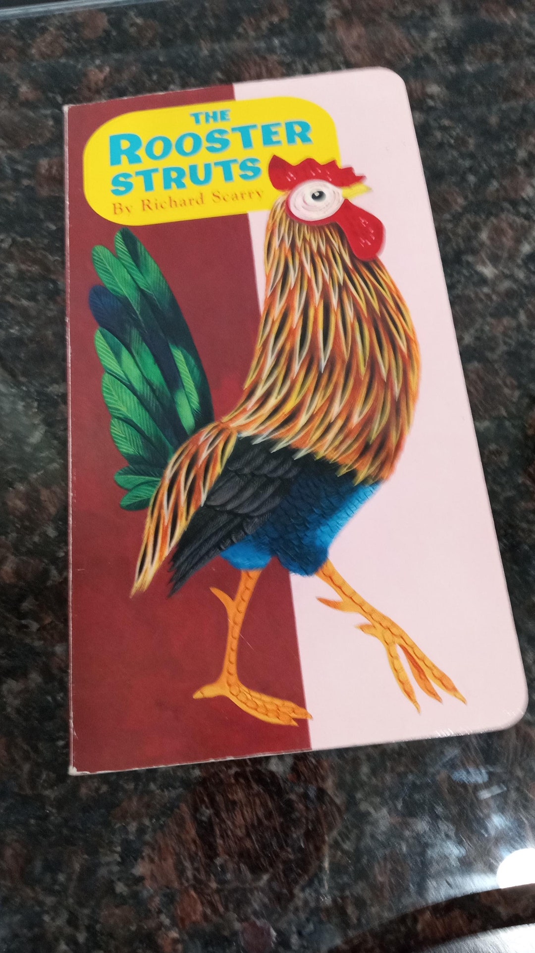Vintage Book THE ROOSTER STRUTS by Richard Scarry - Etsy