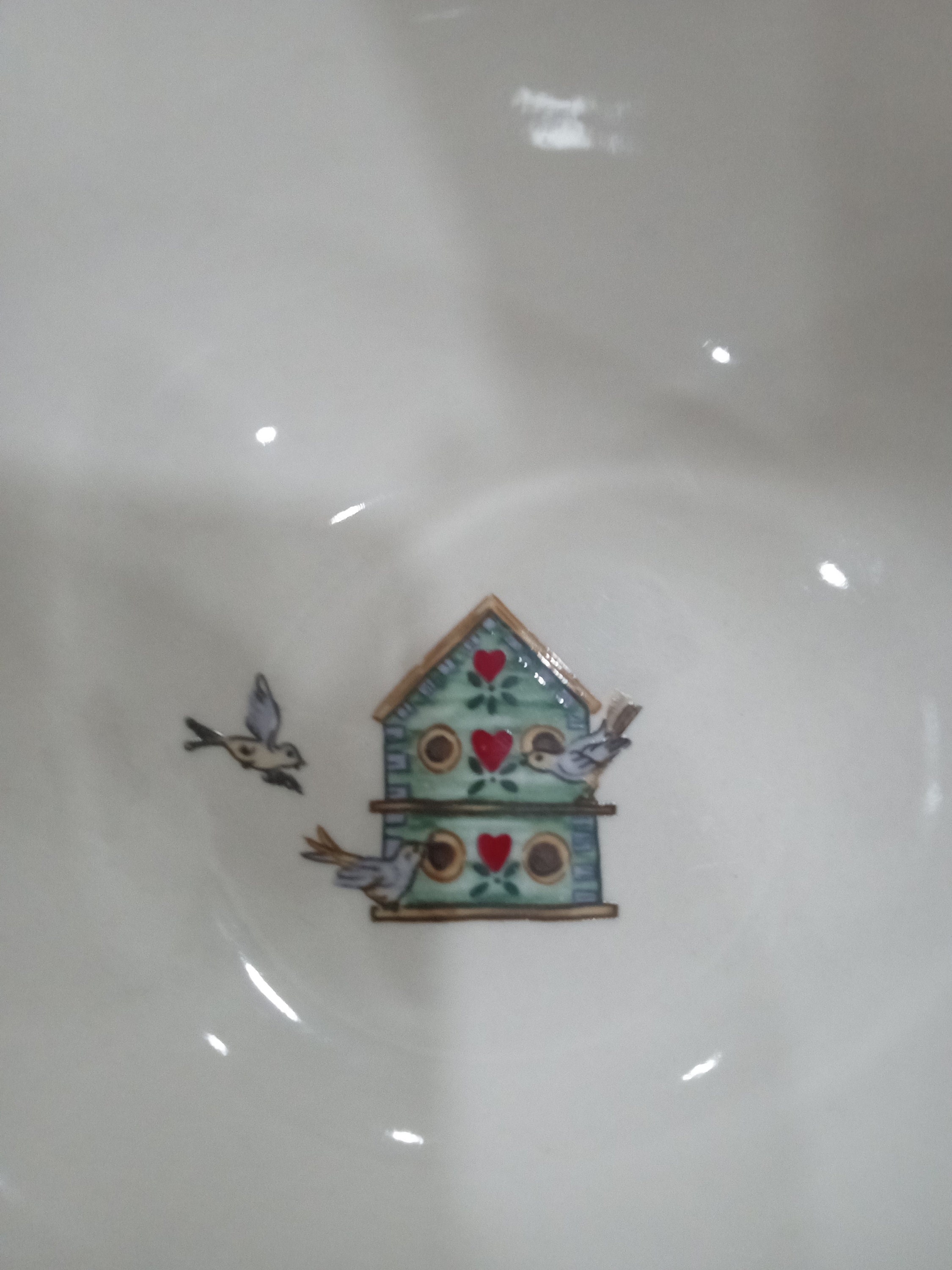 Vintage Thompson POTTERY Ivy Heart Birdhouse Soup Cereal Bowl - Etsy