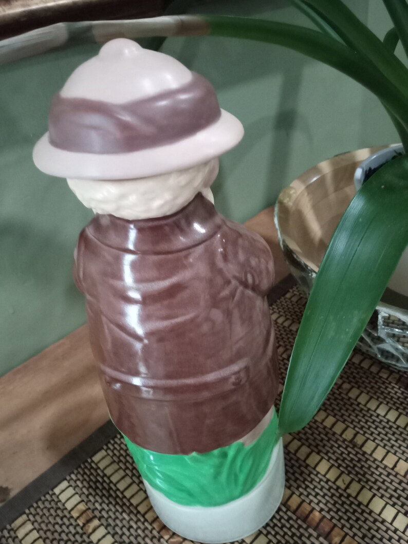 Vintage Alberta Mouse Hunter Gin Decanter Figure. - Etsy