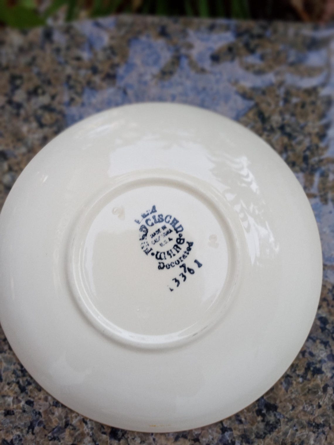 Vintage FRANCISCAN GLADDINGS MC Bean and Co Embossed Fruit Design ...