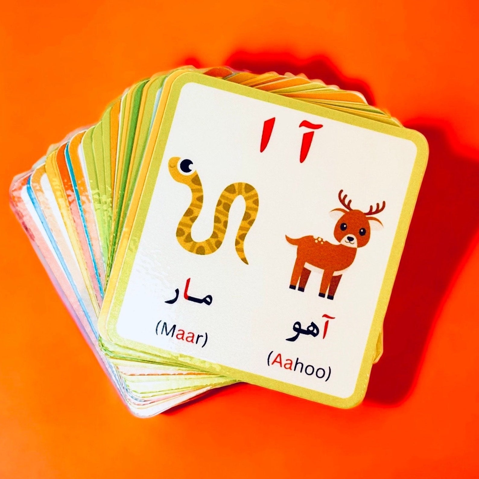 Persian Alphabet Flashcards - Etsy
