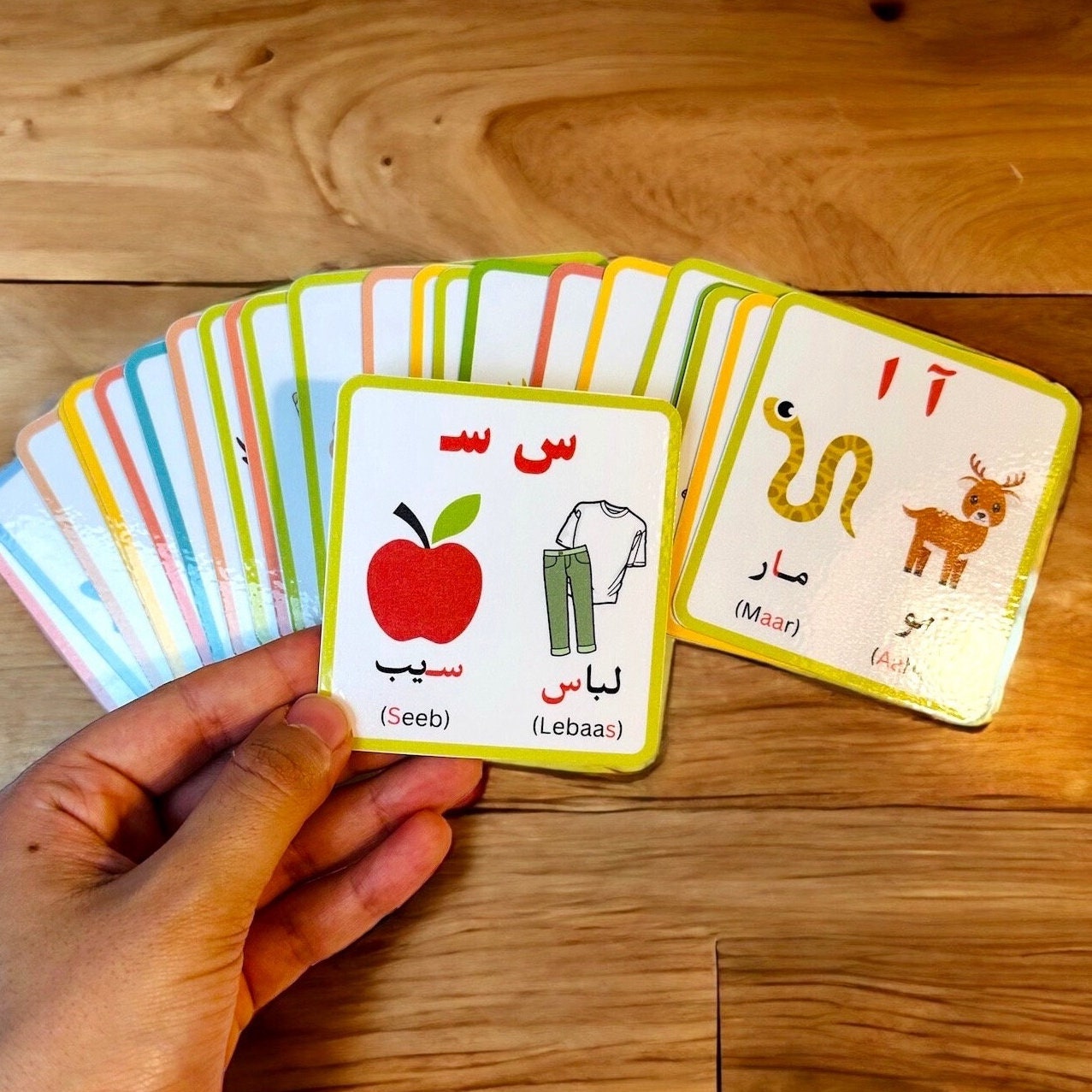 Persian Alphabet Flashcards - Etsy