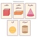 Farsi Shapes Flashcards Farsi Flashcards for Kids and Adults Learn ...