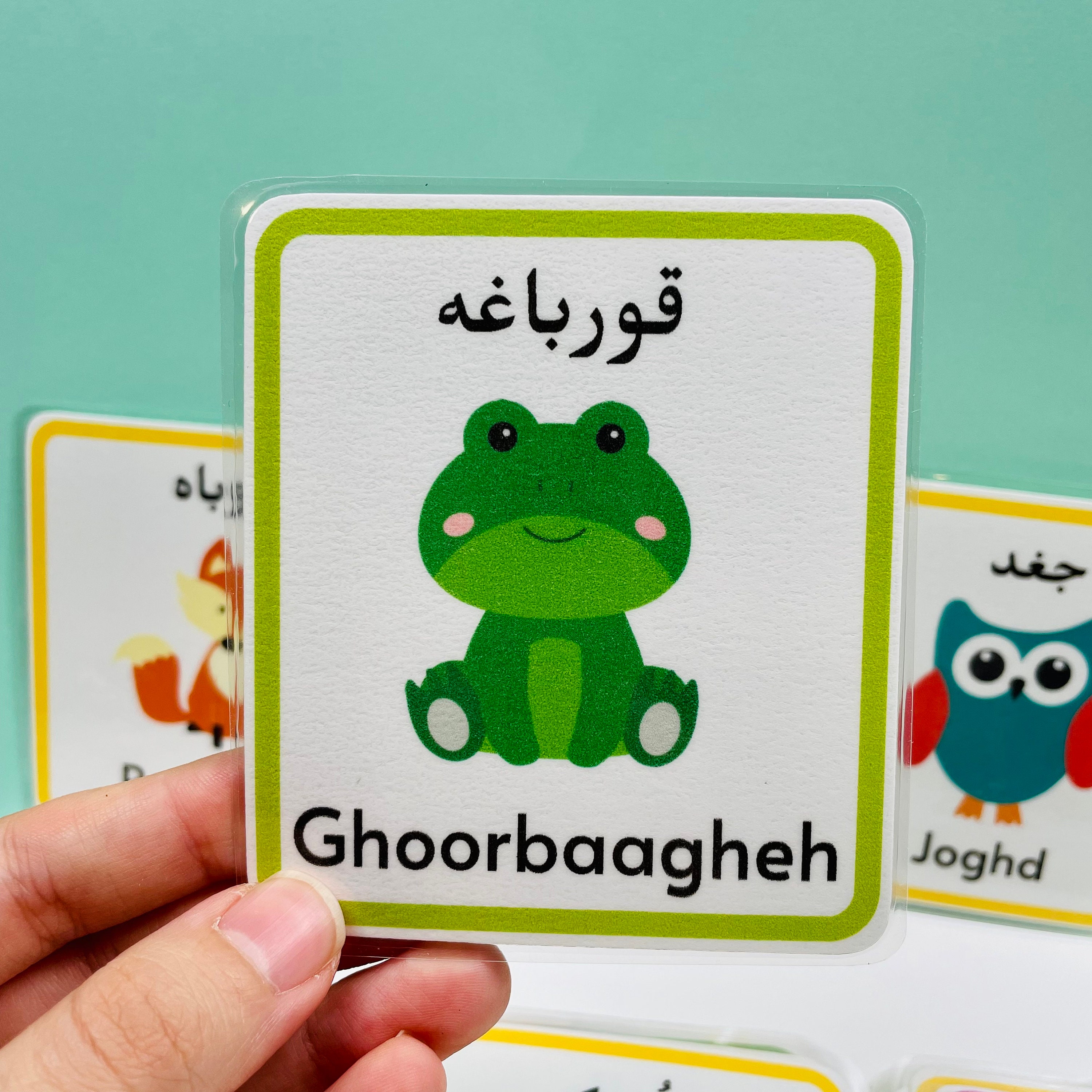 Persian Animals Flashcards - Etsy