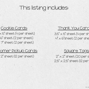 PRINTABLE happy Birthday Bundle, Multiple Size Cookie Cards, Tags ...