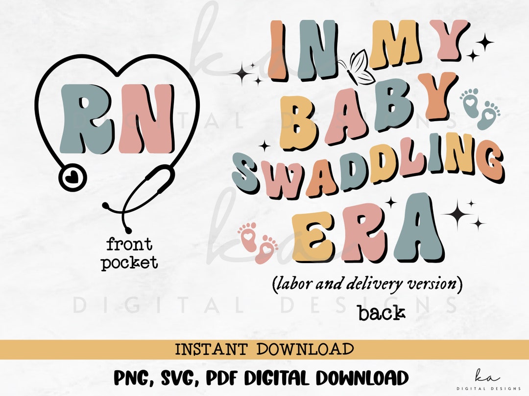 Labor And Delivery Nurse Shirt Png Svg Pdf Instant Digital Download