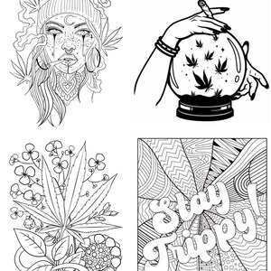 Smoke N Trip Coloring Pages - Etsy