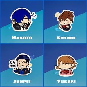 Silly Persona 3 Stickers!! - Etsy
