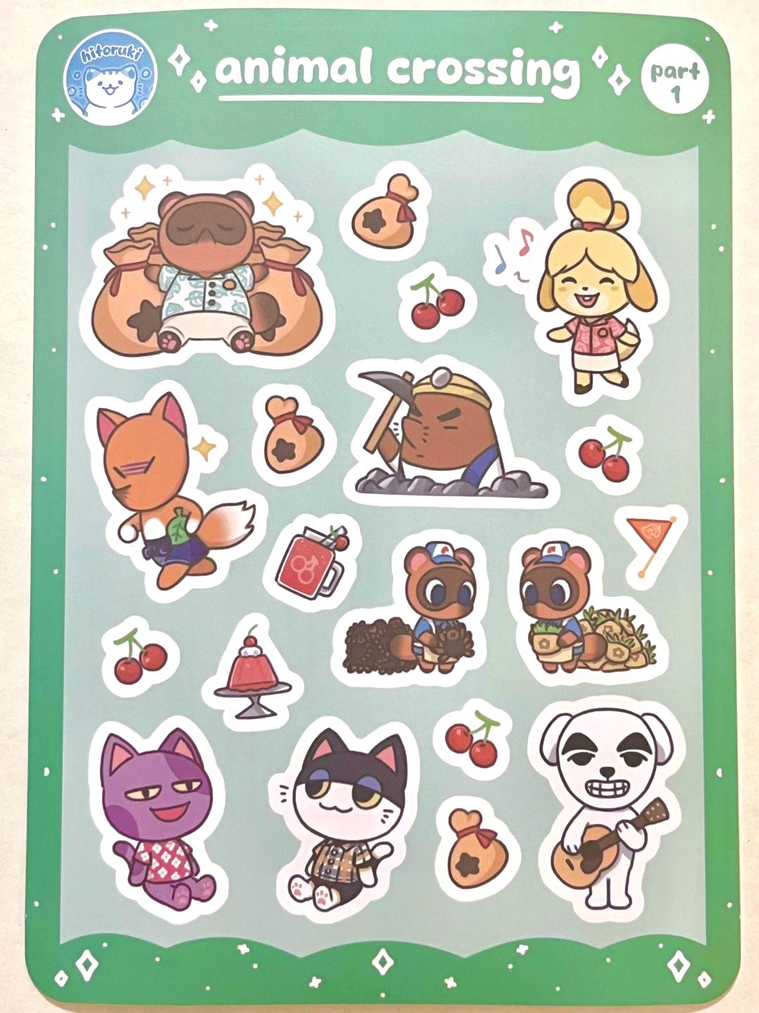 ACNH Sticker Sheet || Part 1 - Etsy