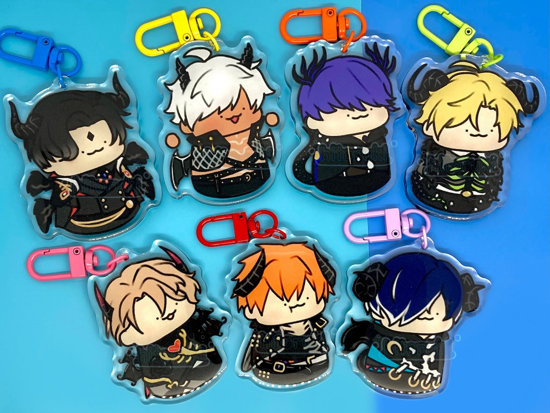 Obey Me :3 Acrylic Keychains || Brothers - Etsy