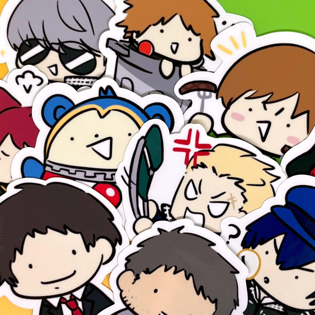 Silly Persona 4 Stickers!! - Etsy