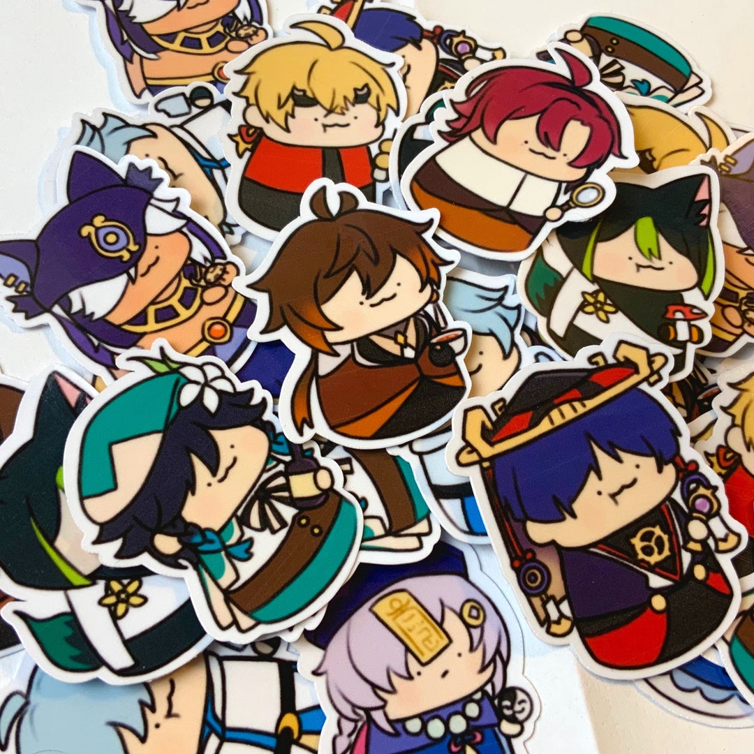 Genshin Impact :3 Sticker Series PART 1 - Etsy
