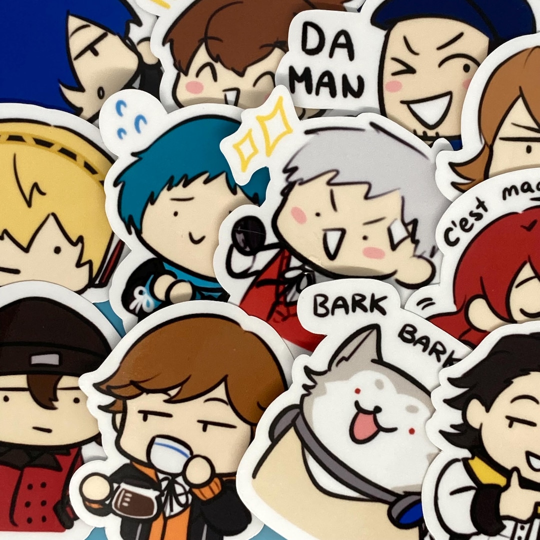 Silly Persona 3 Stickers!! - Etsy