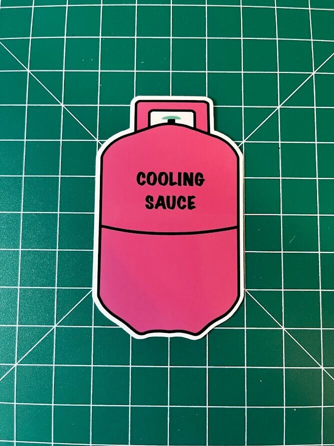 Funny HVAC R410A "cooling Sauce" Sticker – Perfect for Hard Hats ...