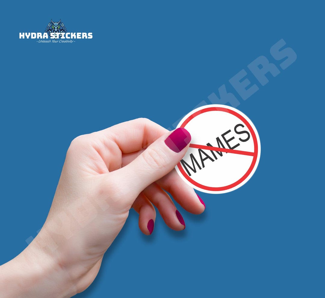 NO MAMES Sticker - 3" Vinyl Decal - Mexican Heritage - Hilarious Social ...