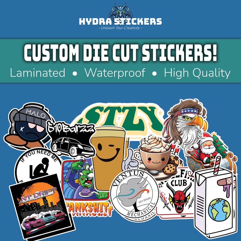 Waterproof Stickers - Etsy