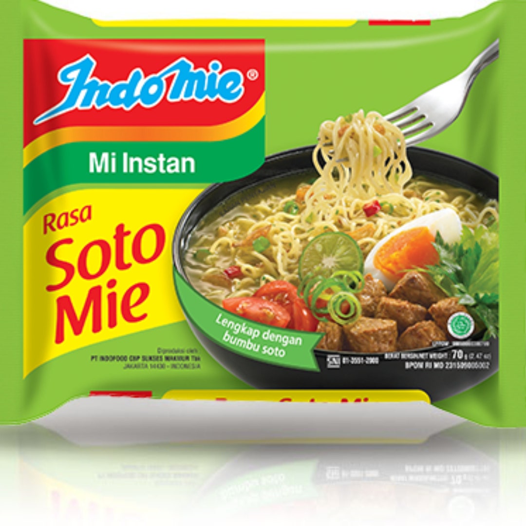 Indomie Kuah Soto Mie Beef and Lime Flavour 70 G Multipack - Etsy