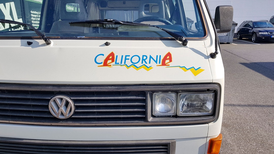 VW T3 Westfalia CALIFORNIA – 88-90 - Sticker Set - Decal Set Vanagon ...