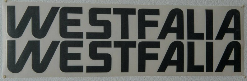 VW T3 Westfalia CLUB JOKER I – 83-85 - Sticker Set - Decal Set Vanagon ...