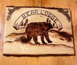 Bear Lodge Sign - Etsy