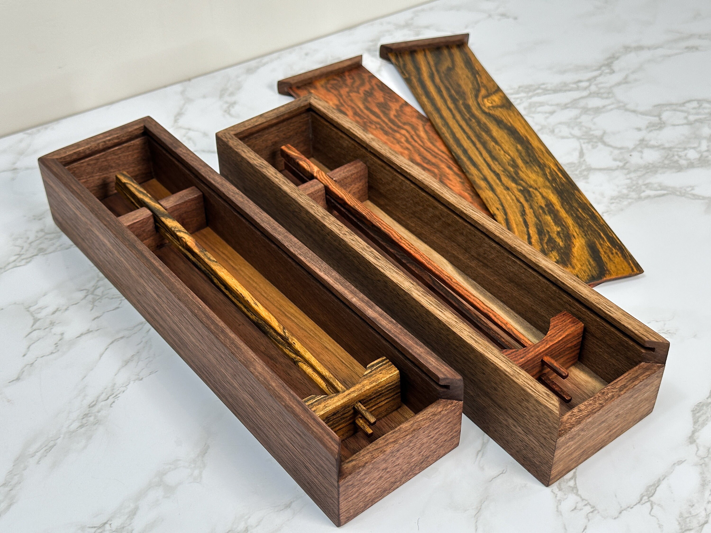 Handcrafted Exotic Wood Chopsticks With Handcrafted Custom Chopstick ...