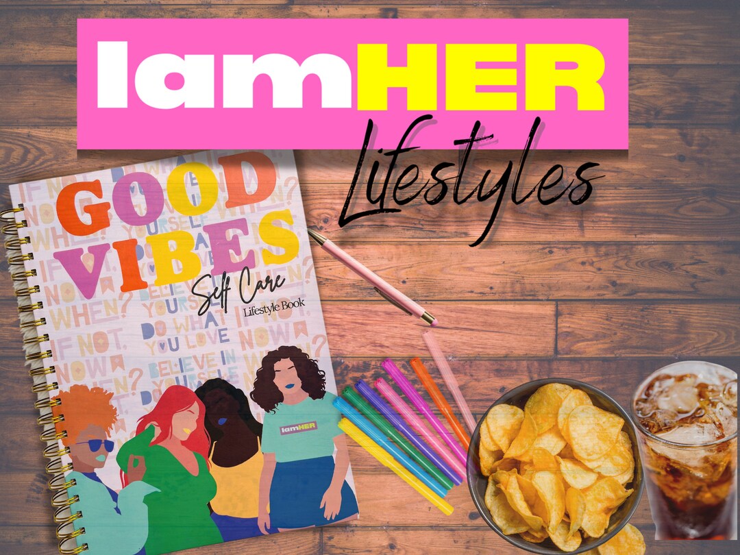 Good Vibes Self Care Lifestyle Book - Etsy
