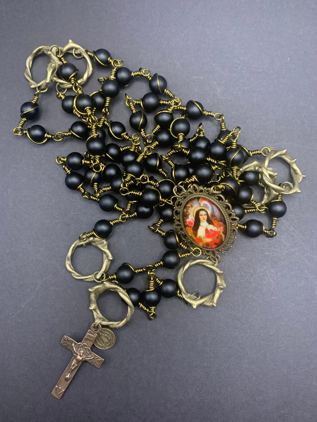 Haloed Brigitine St Therese - Etsy