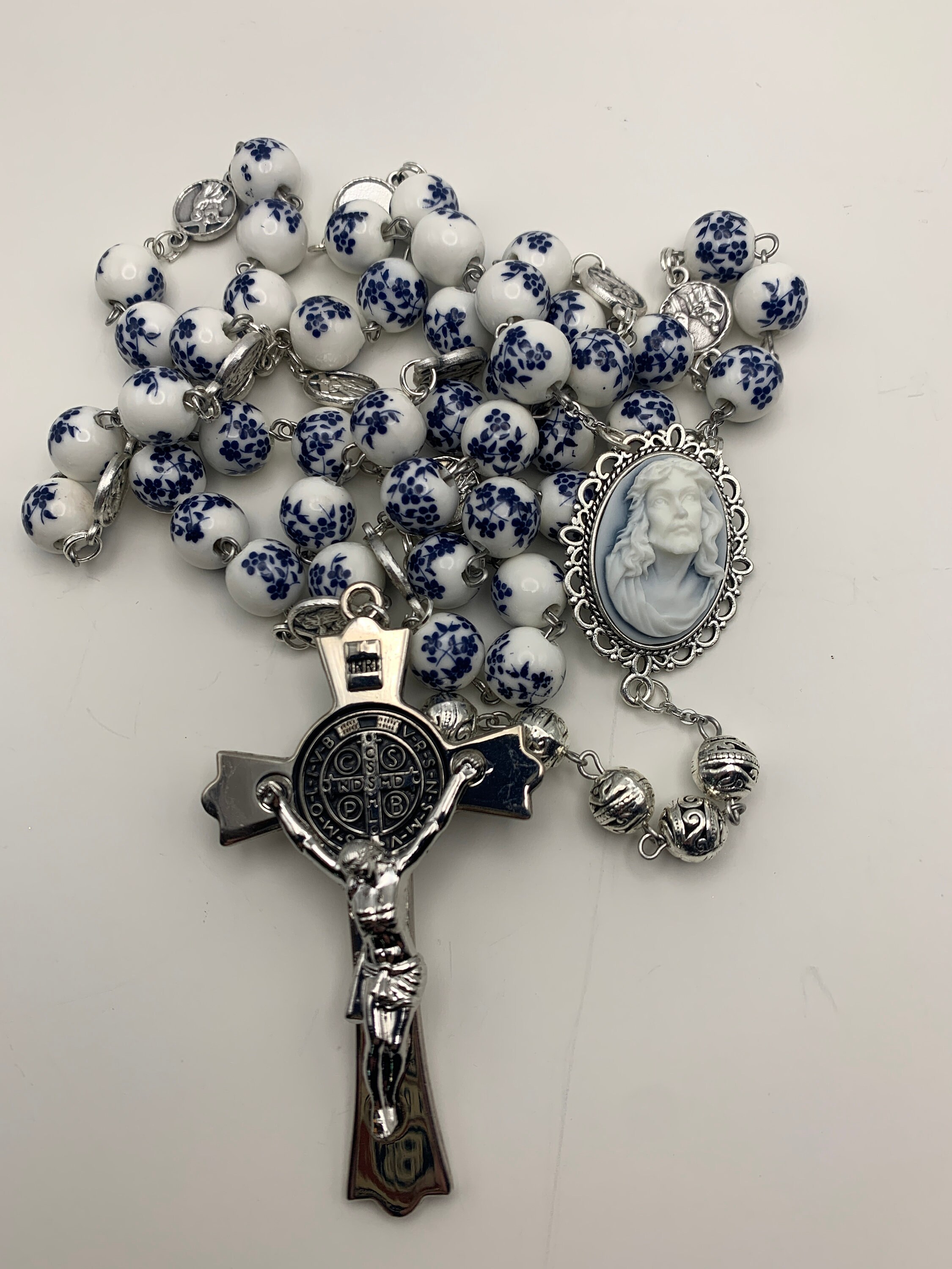 Blue Flowers Stations of the Cross - Etsy