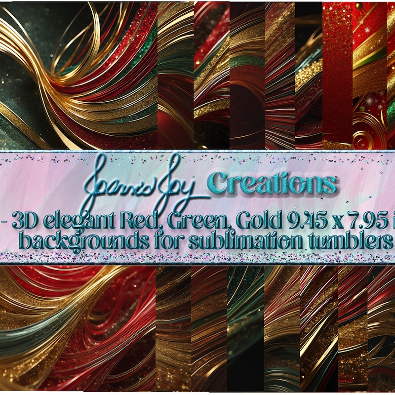 Red Green and Gold - Etsy