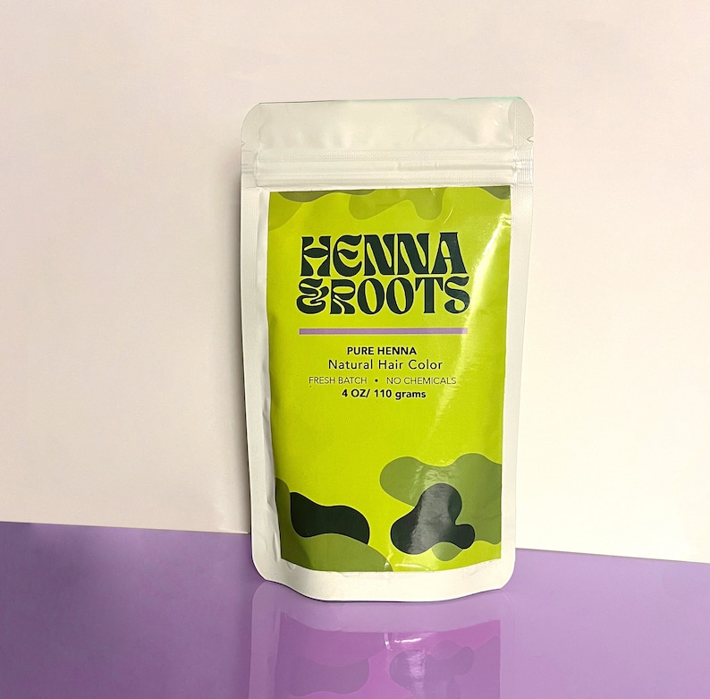 100% Pure Henna Powder- Natural Hair Color - Etsy