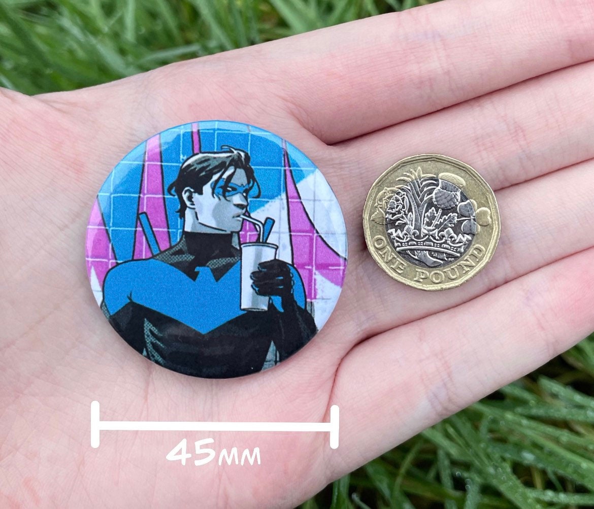 Nightwing Robin 45mm Pins - Etsy