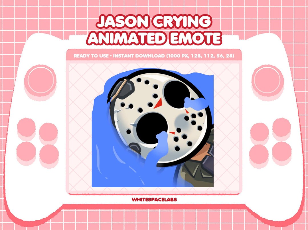 Jason Voorhees Crying Animated Emote GIF | Friday the 13th Dead by ...