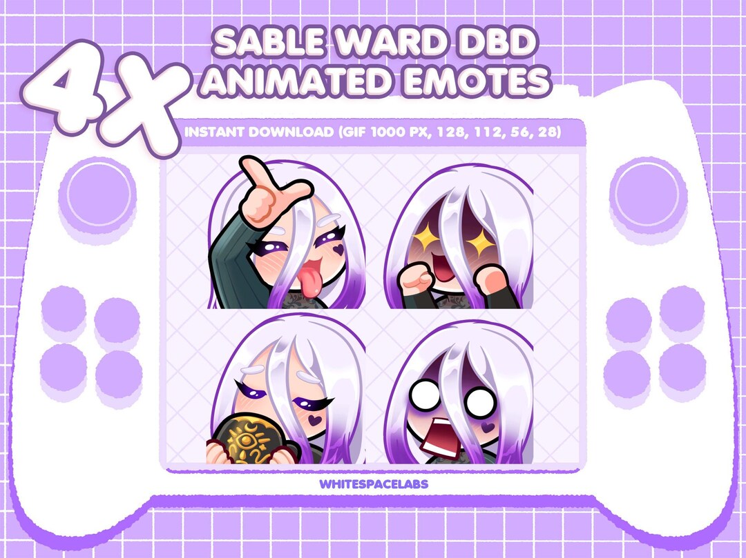 Sable Ward Animated Dbd Emotes Bundle – Dead by Daylight Twitch ...