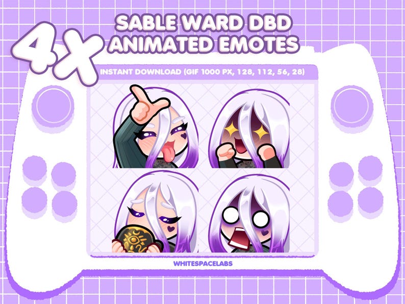 Sable Ward Animated Dbd Emotes Bundle – Dead by Daylight Twitch ...