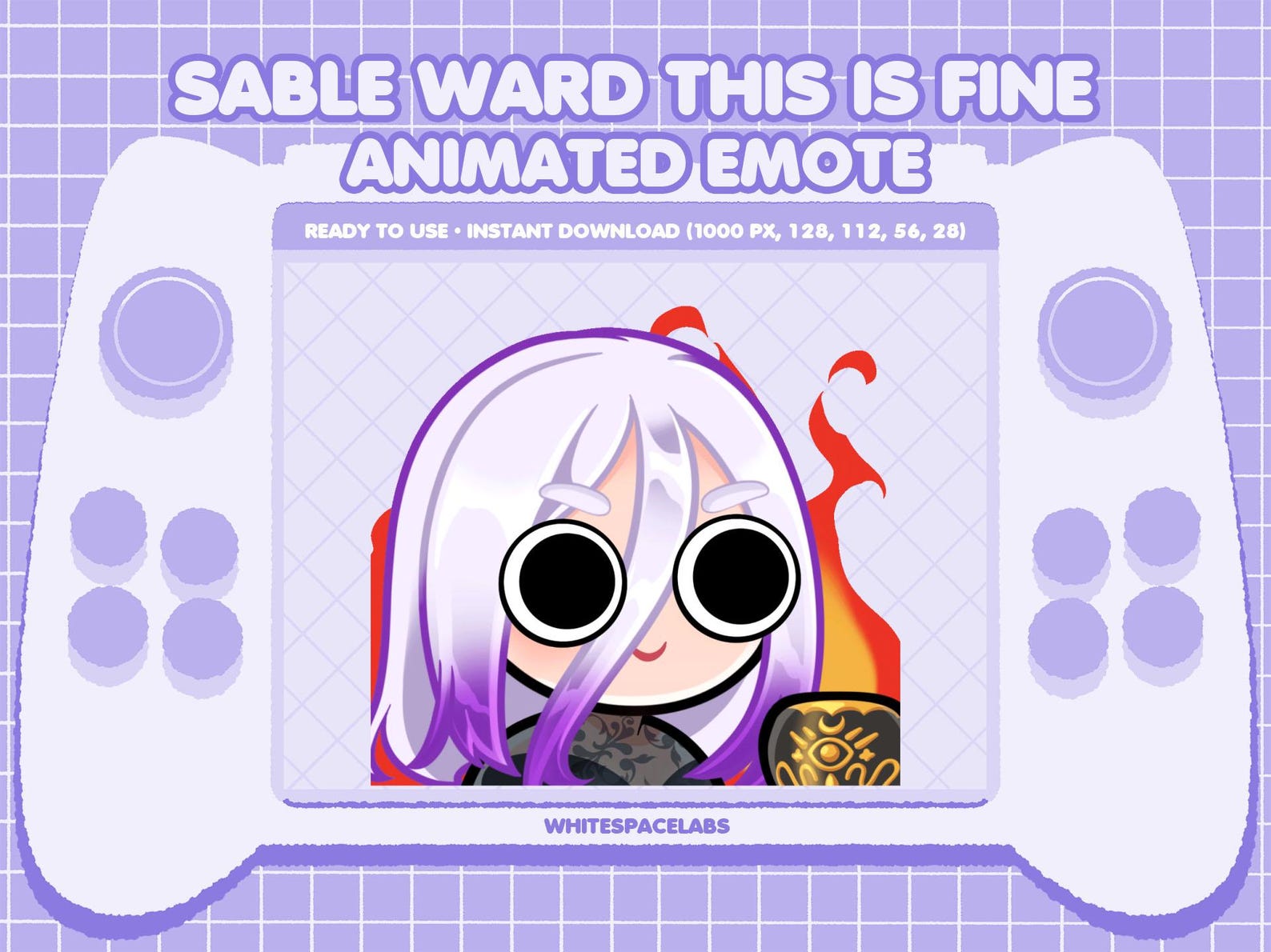 Sable Ward “this is Fine” Animated Emote GIF | Discord & Twitch ...