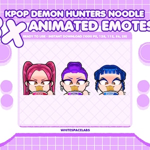 Kpop Demon Hunters Zoey Eating Cute - Etsy