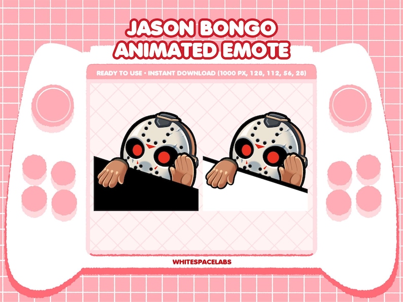 Jason Bongo Animated Emote GIF | Horror Meme Twitch & Discord Emotes - Etsy