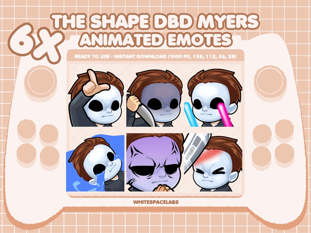 Michael Myers Animated Emotes | the Shape, Dead by Daylight GIF Emotes ...