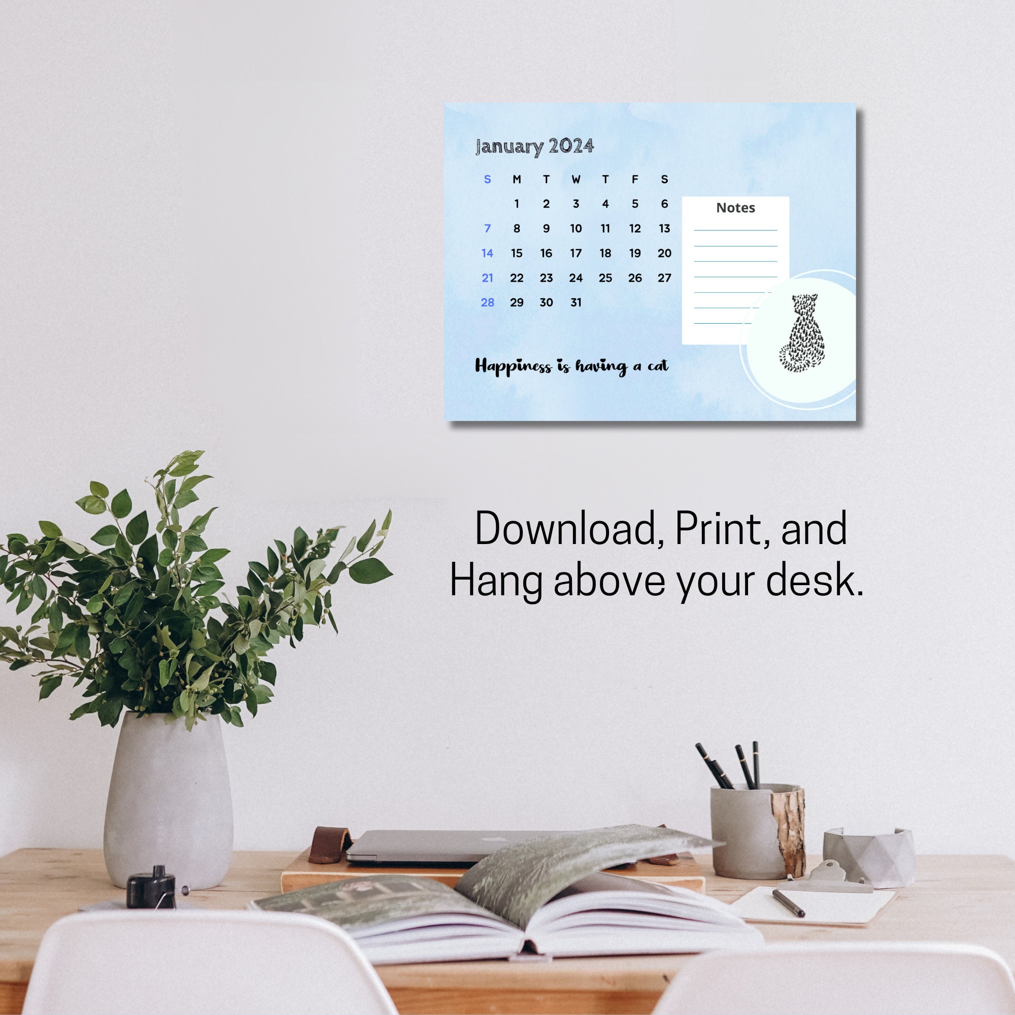 Sketchy Cats 2024 Calendar and Planner - Etsy