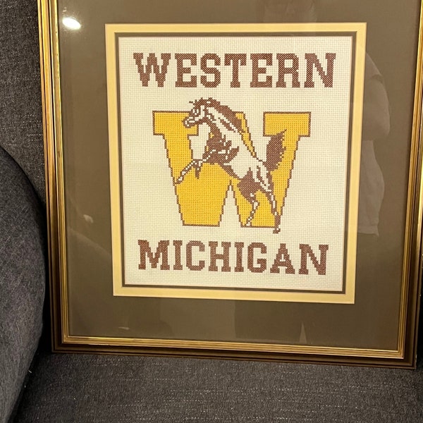 Western Michigan University Logo - Etsy