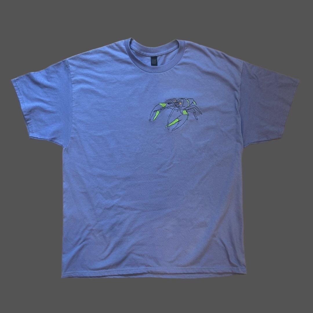 Eva Unit 01 Crawfish Neon Genesis Evangelion Inspired Embroidered T ...