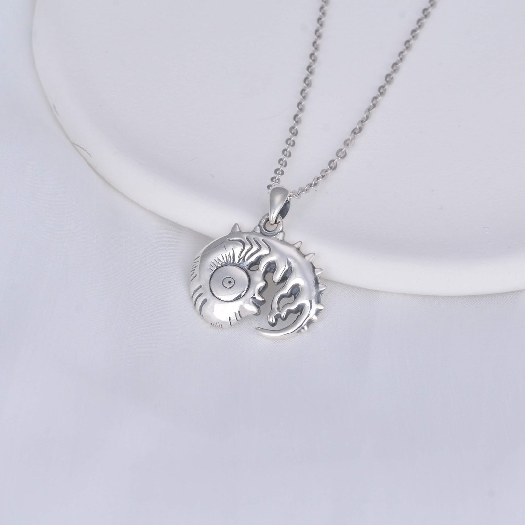 Adam Embryo Sterling Silver Necklace Neon Genesis Evangelion Inspired ...