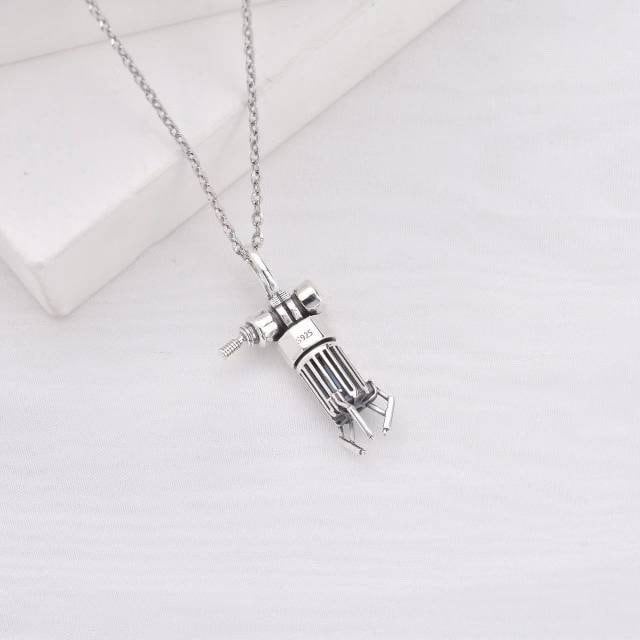Gmod Physgun Inspired Sterling Silver Pendant Necklace Half Life 2
