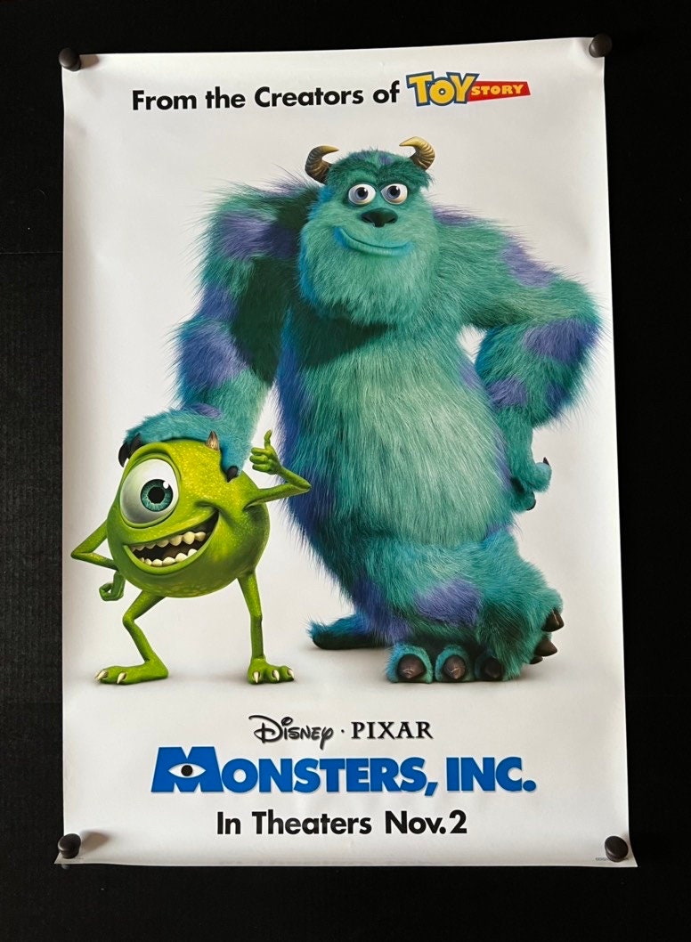 Monsters Inc 3d Poster
